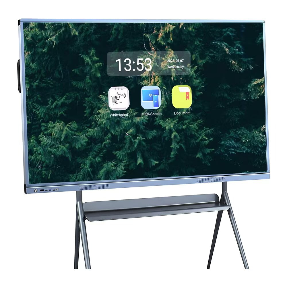 BELNET White Board Wireless 4K Interactive Multi-Touch 55 Inch Smart Board for Mobile Device ...