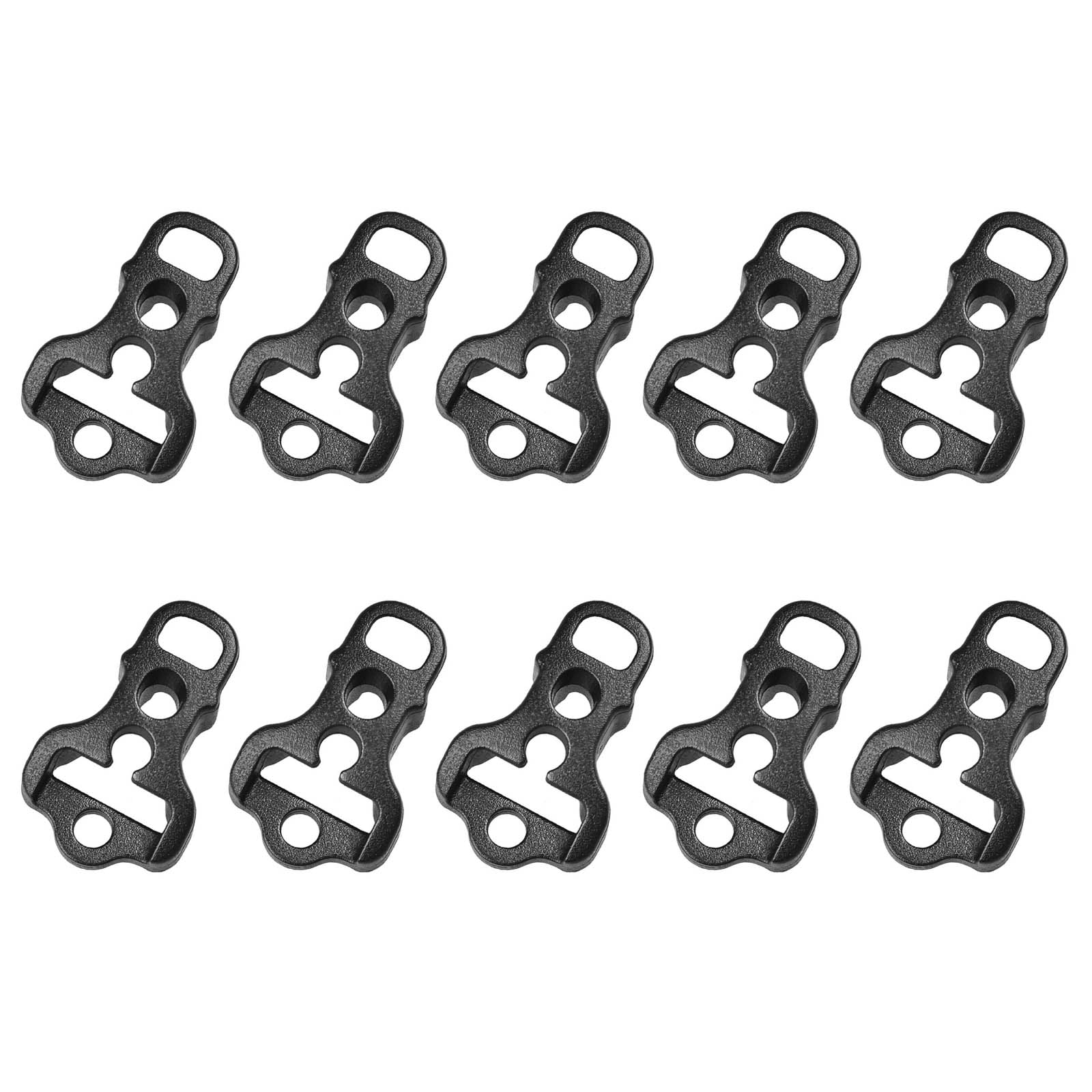 BELOWSYALER 10Pcs Tent Guyline Rope Buckles Cord Guyline Runners Guy ...
