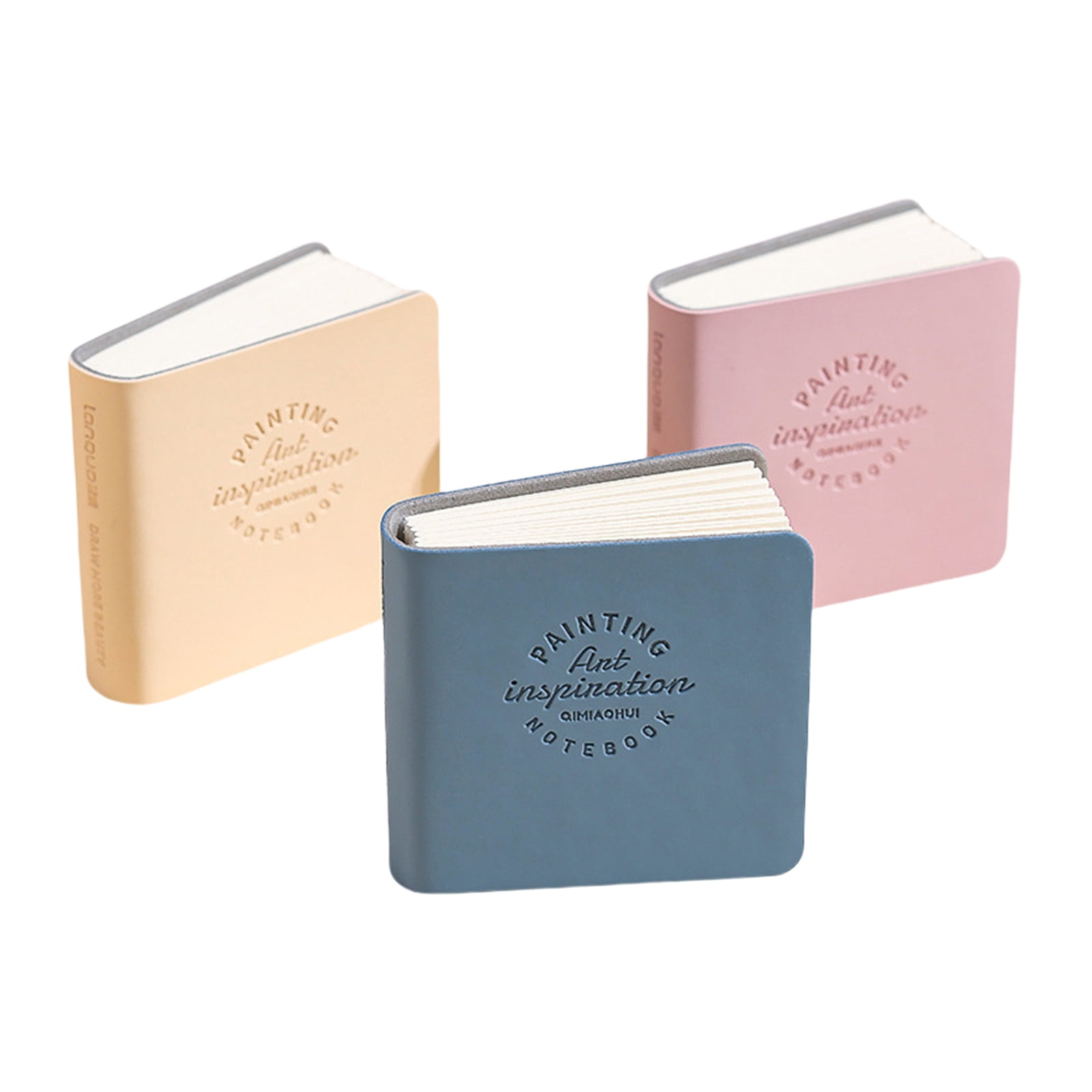 BELOWSYALER 3 Pcs/Set Watercolor Journal Square Drawing Book Small ...