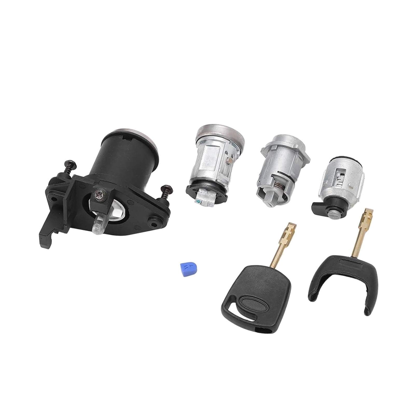 BELOWSYALER Car Door Lock and Ignitions Key Replace for MK5 CBK 2S61-A22050BM 1479660 1358410 ...