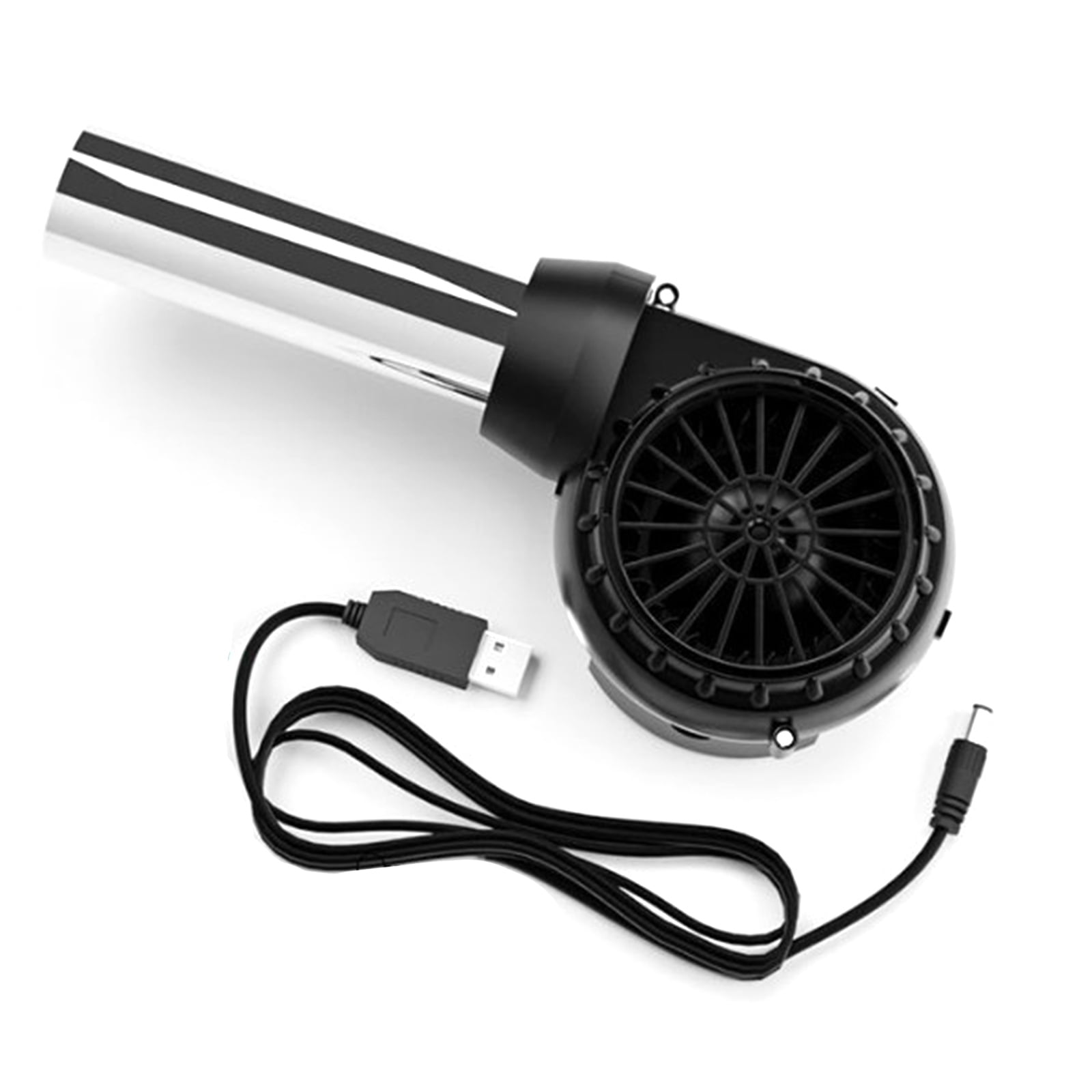 BELOWSYALER Electric BBQ Air Fan Blower with USB Charging Cable for ...