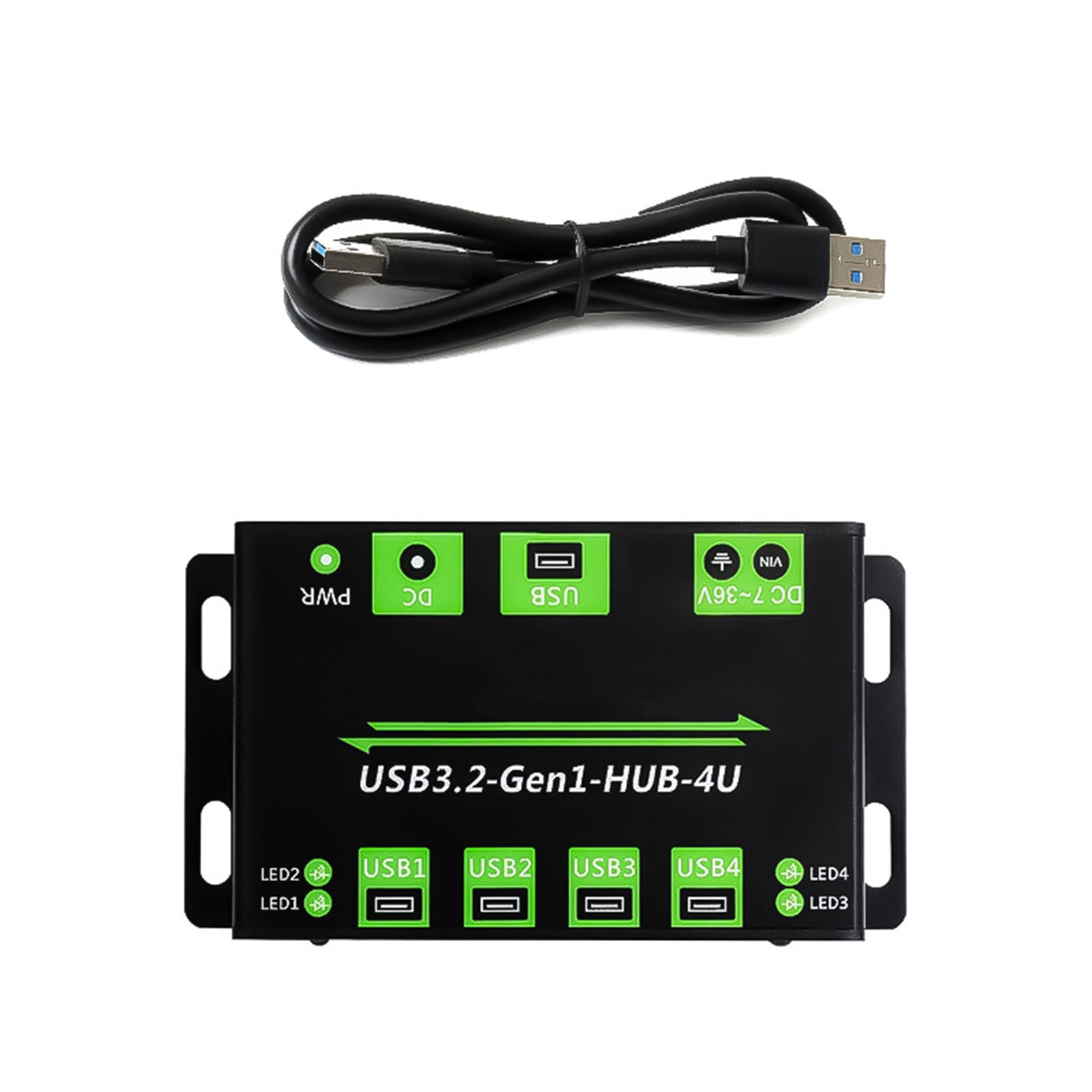 BELOWSYALER Multiport USB 3.2 Gen1 Hubs With Metal Housing And Screw ...