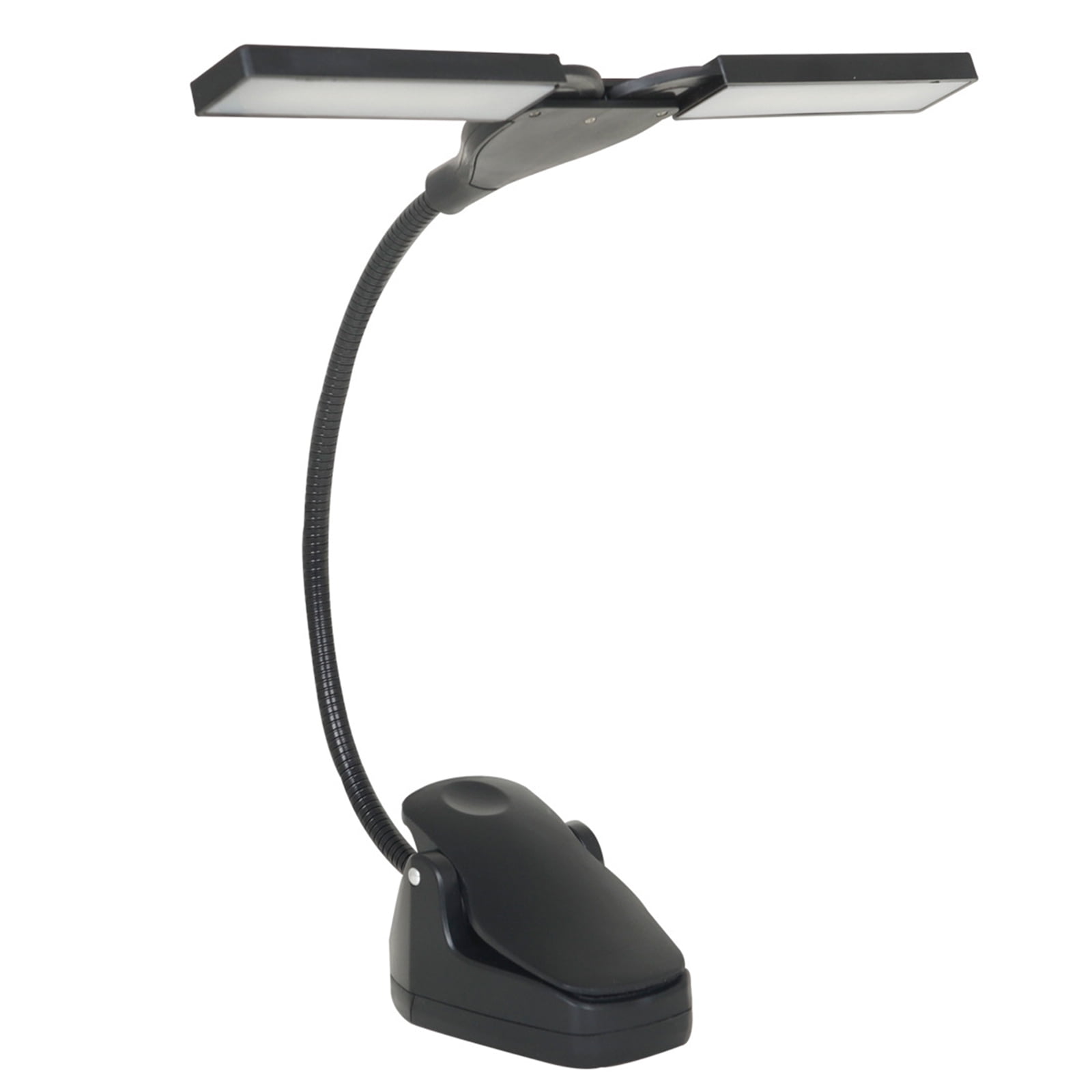 BELOWSYALER Music Stand Light Clip on LED Book Lights Double Lamp ...