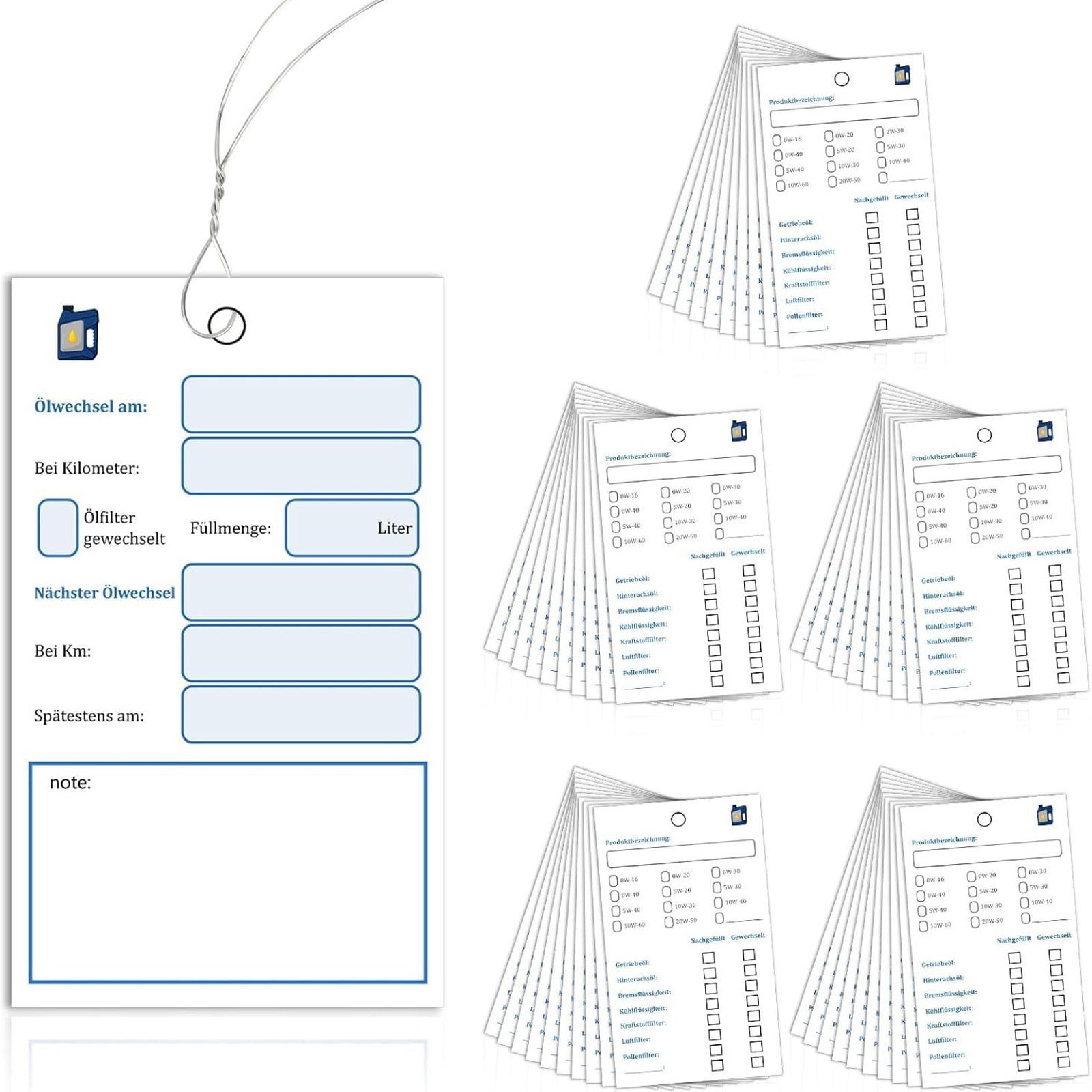 BELOWSYALER Oil Service Labels Oil Change Reminder Labels Oil Change ...