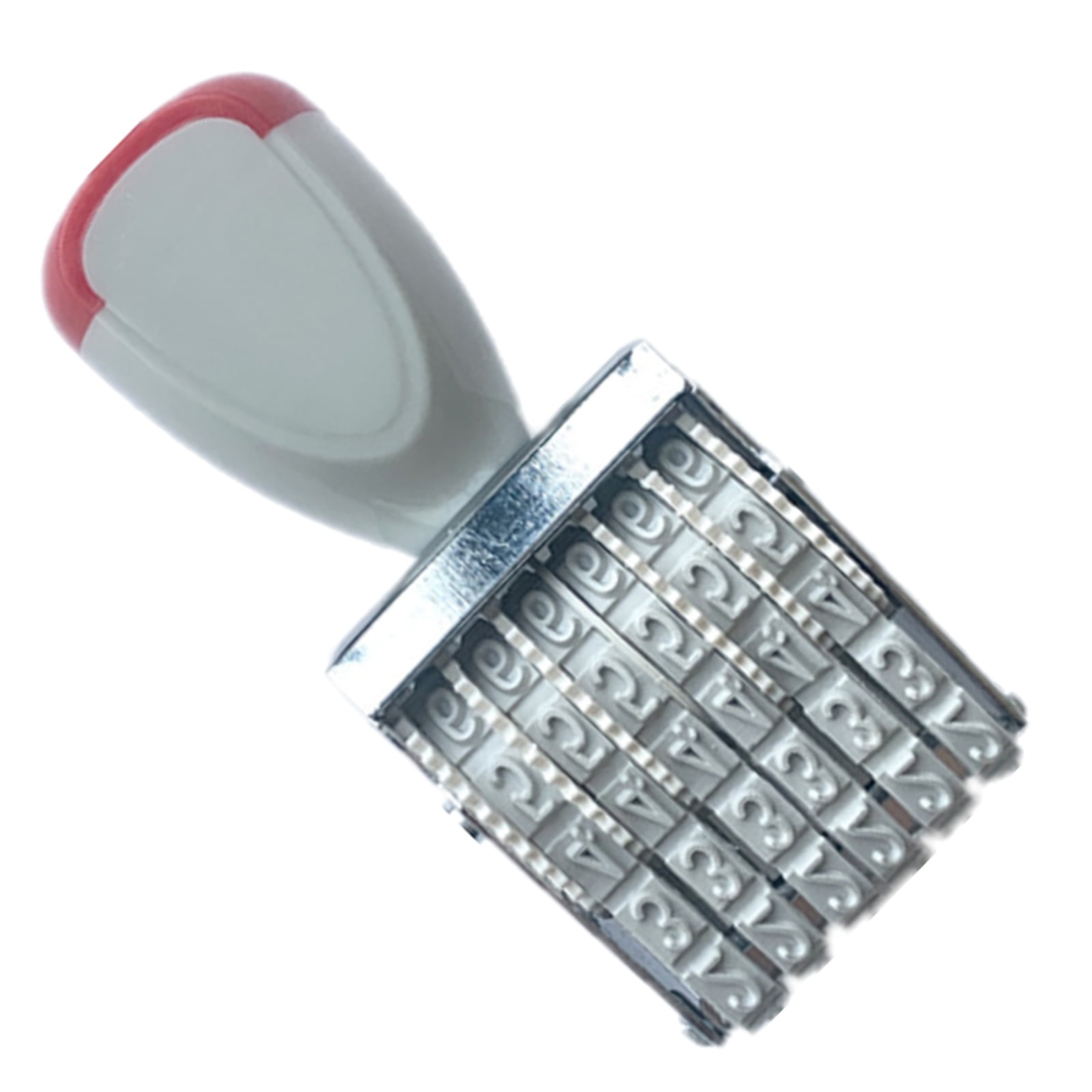 BELOWSYALER Rubber Stamp Line Dater for Scrapbooking Packaging Paper Craft Rubber Date Stamp 6 ...