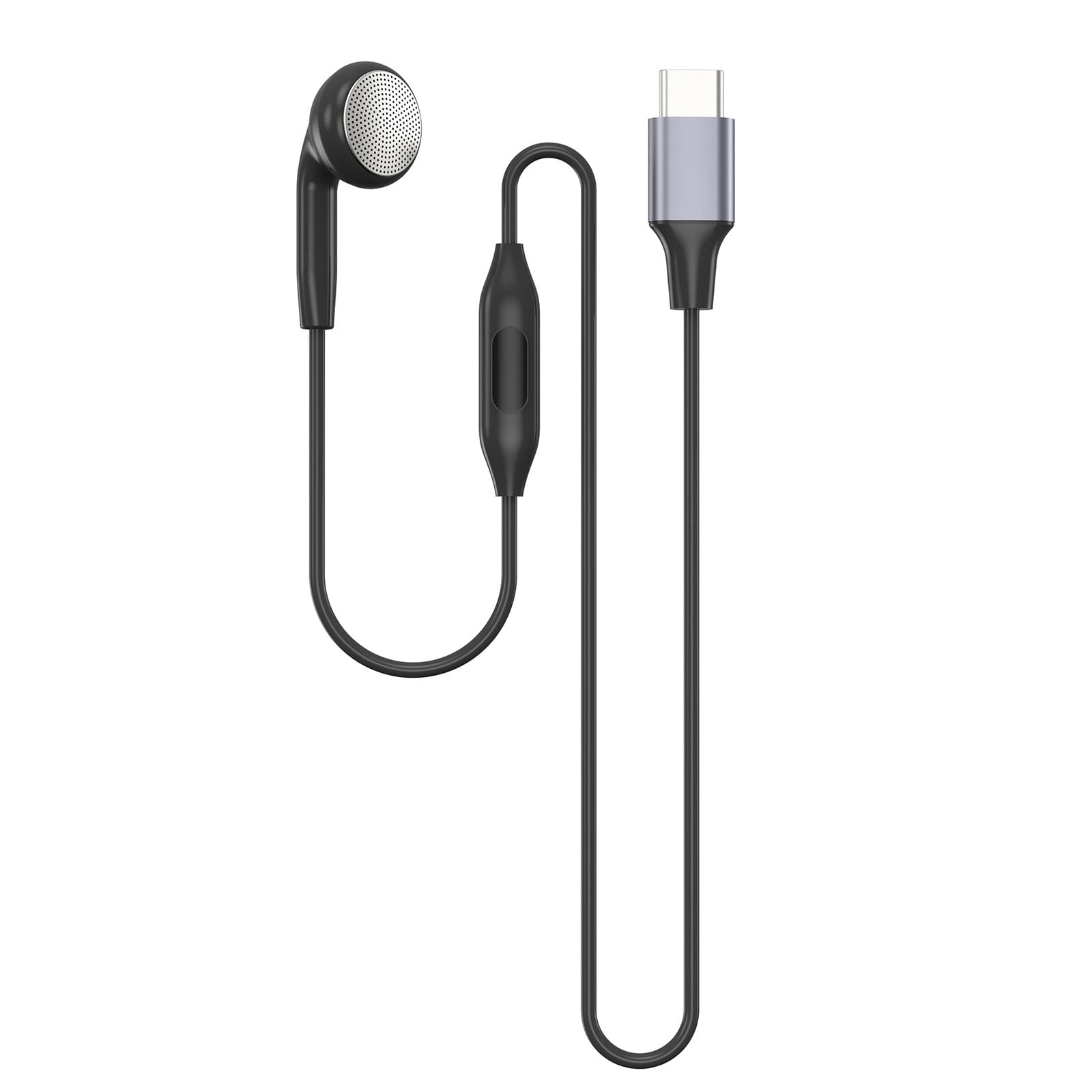 BELOWSYALER Single Side Earbud With Mic For 1 Ear Listening 3.5mm/USB C ...