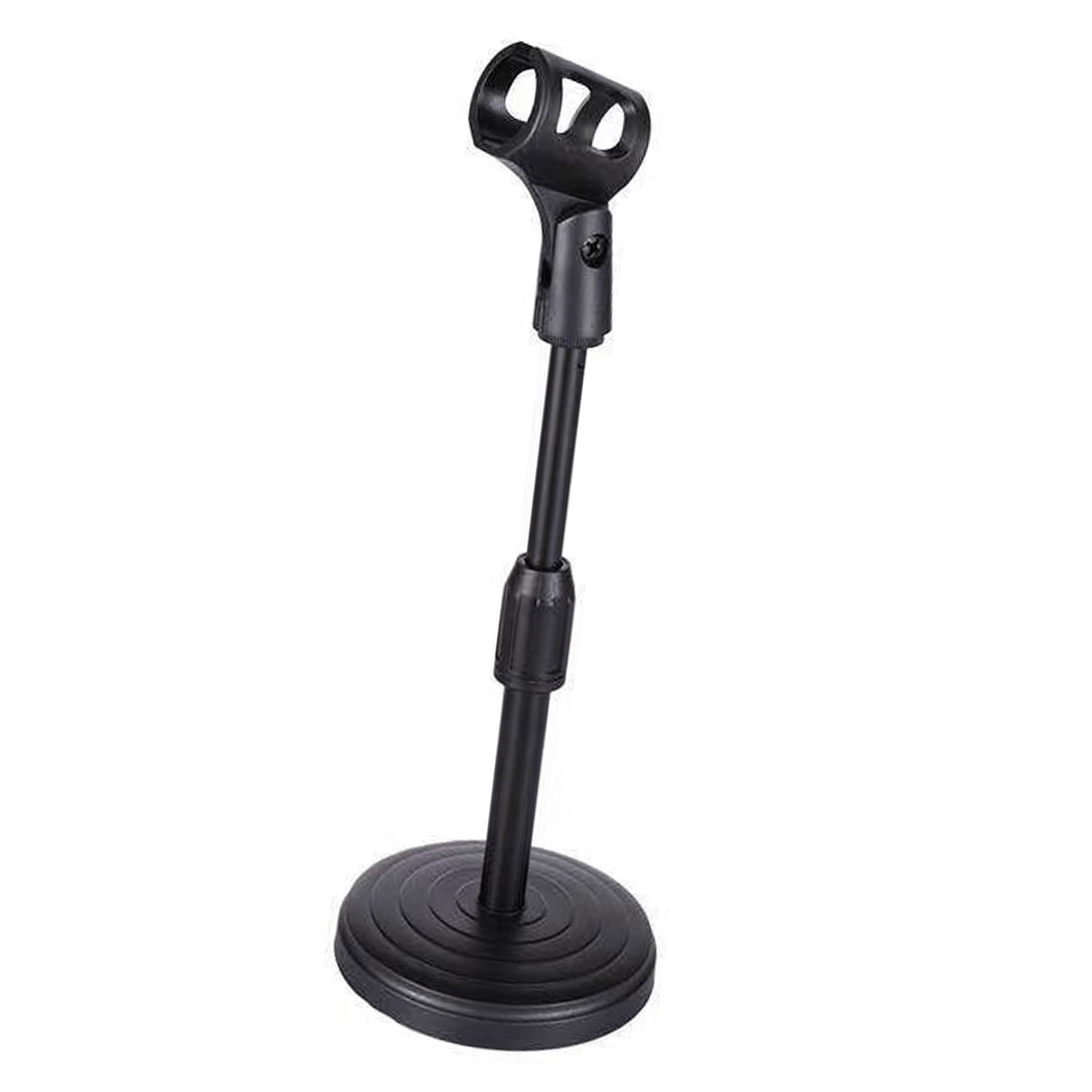 BELOWSYALER Telescopic Desk Mic Stand with Heavy Duty Metal Base ...