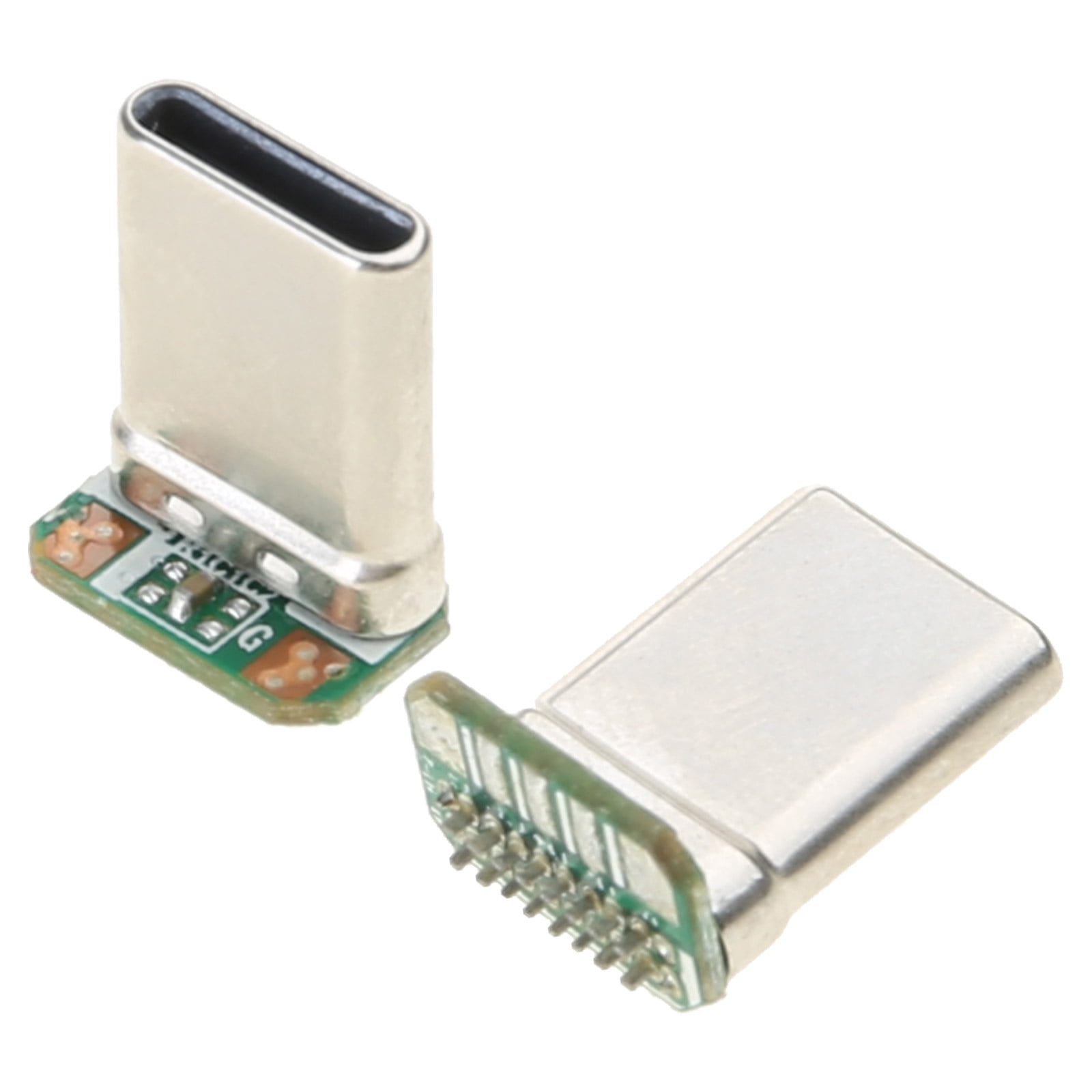 BELOWSYALER USB 2.0 Socket Connector Port USB 4Pin/USB C 5Pin 90 Degree ...