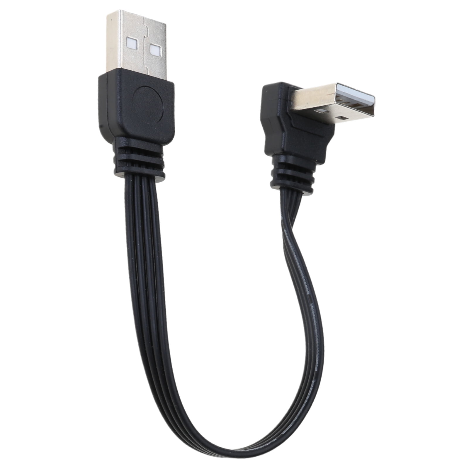 BELOWSYALER USB2.0 Straight Head/Elbow Data Wire Left & Right & Down ...