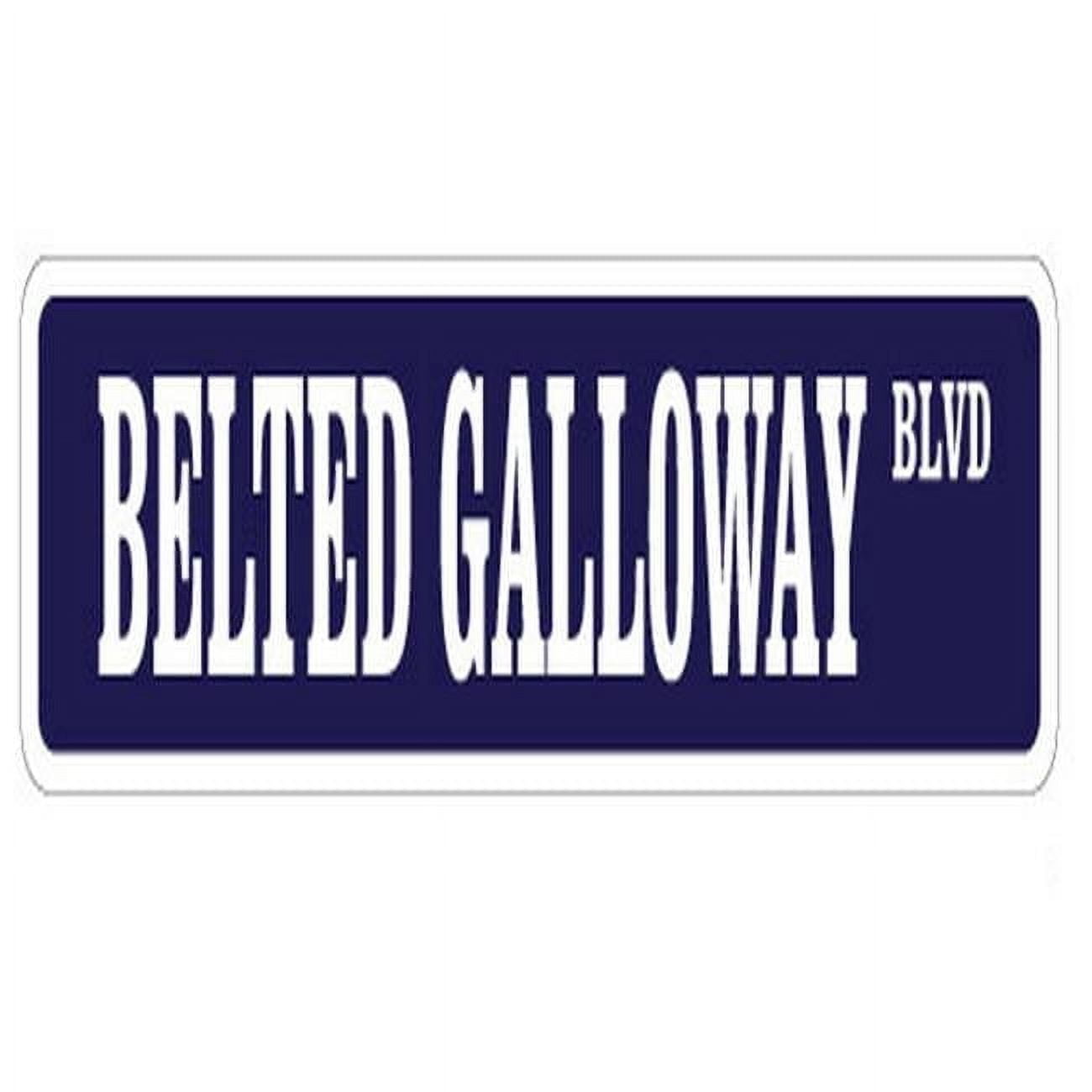 BELTED GALLOWAY Aluminum Street Sign belties beef cattle farm farmer ...