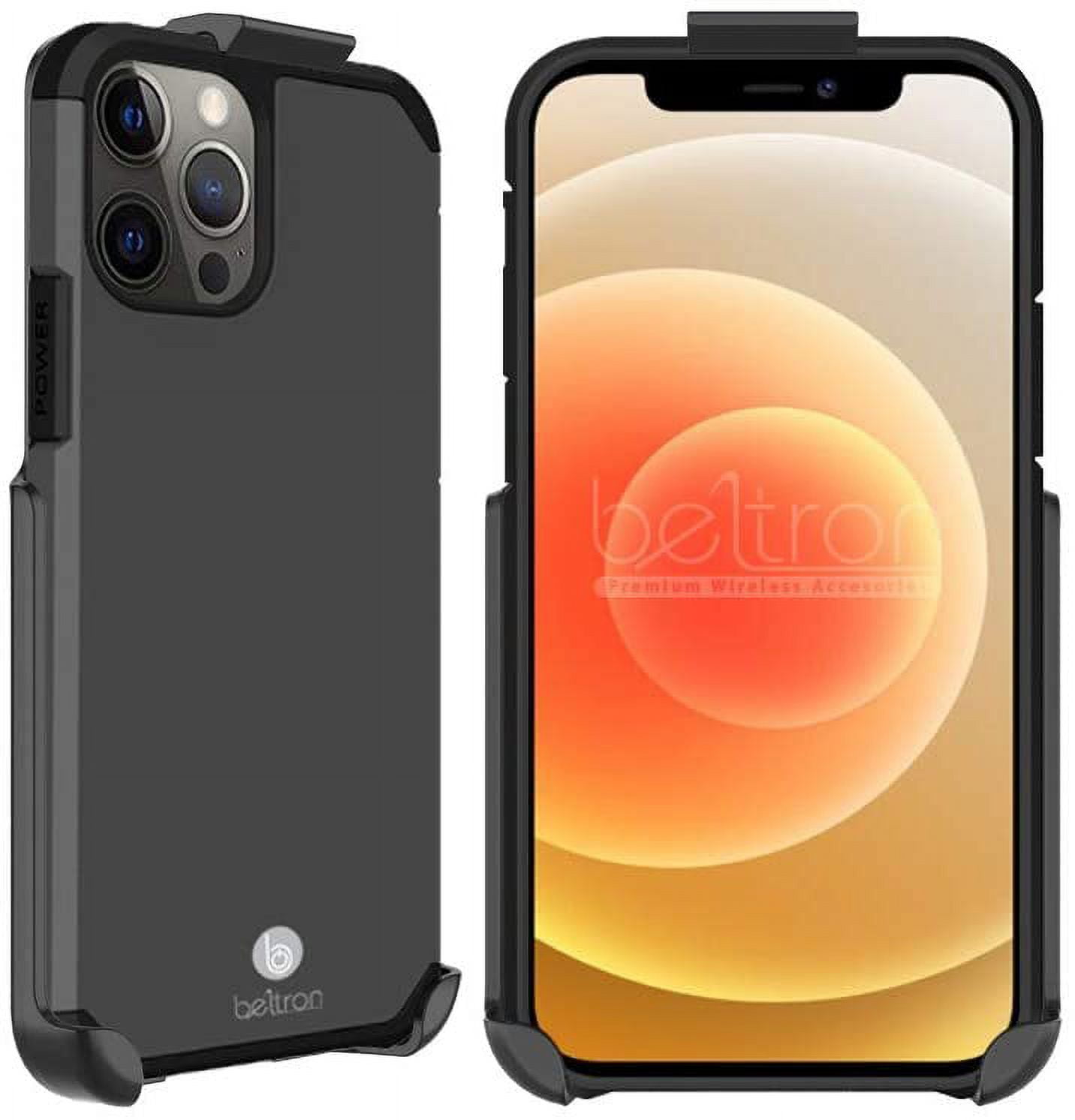 BELTRON Case with Belt Clip for iPhone 12 Mini, Slim Full Body Rugged ...