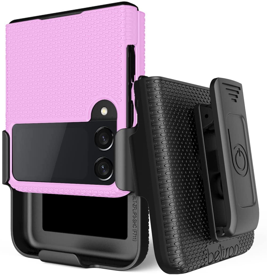 BELTRON Case with Clip for Galaxy Z Flip 3 5G, Thin Fit Tough ...