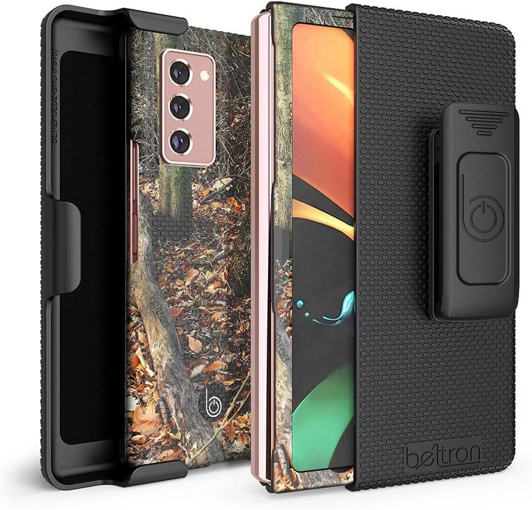BELTRON Case with Clip for Galaxy Z Fold2 5G, Snap-On Protective Cover ...