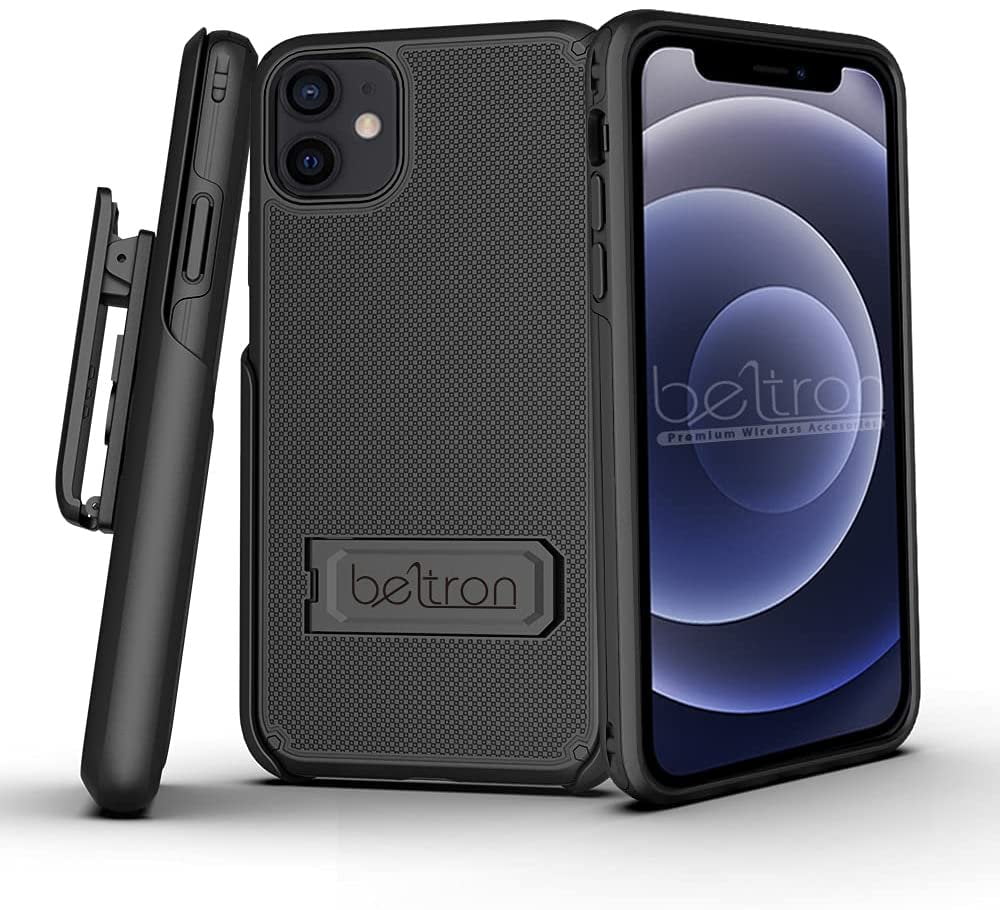 BELTRON Combo Case & Holster for iPhone 12 Mini, Slim Protective Full ...