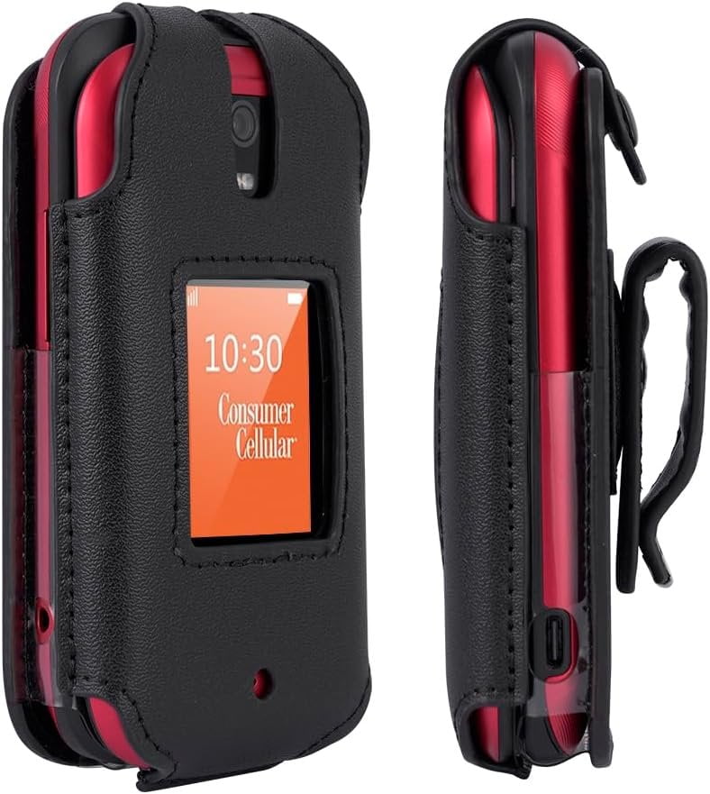 BELTRON Leather Case for Consumer Cellular Iris Flip Phone 2023 ...