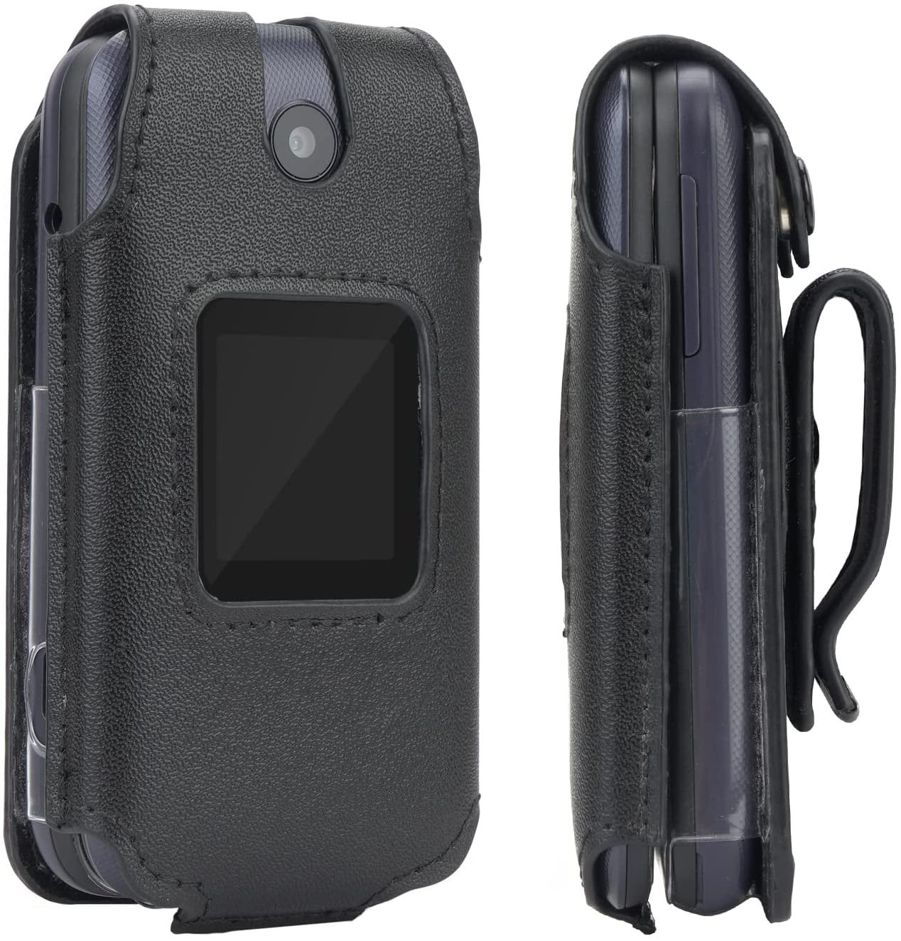 BELTRON Leather Fitted Case for Alcatel Go Flip 4 / TCL Flip Pro Phone ...