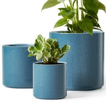 "BEMAY 12"" Modern Decorative Ceramic Indoor Plant Pot with Drainage ...