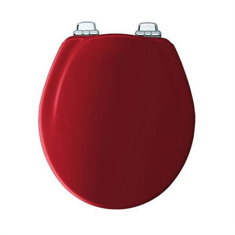 BEMIS MFG. CO. Toilet Seat, Round, Red Wood 30CHSL 613 - Walmart.com