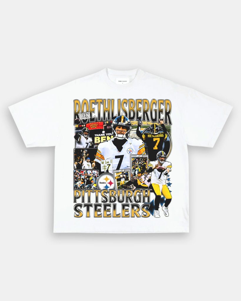 BEN ROETHLISBERGER TEE, FOOTBALL PLAYERS TEE, GAME DAY, FOOTBALL ...
