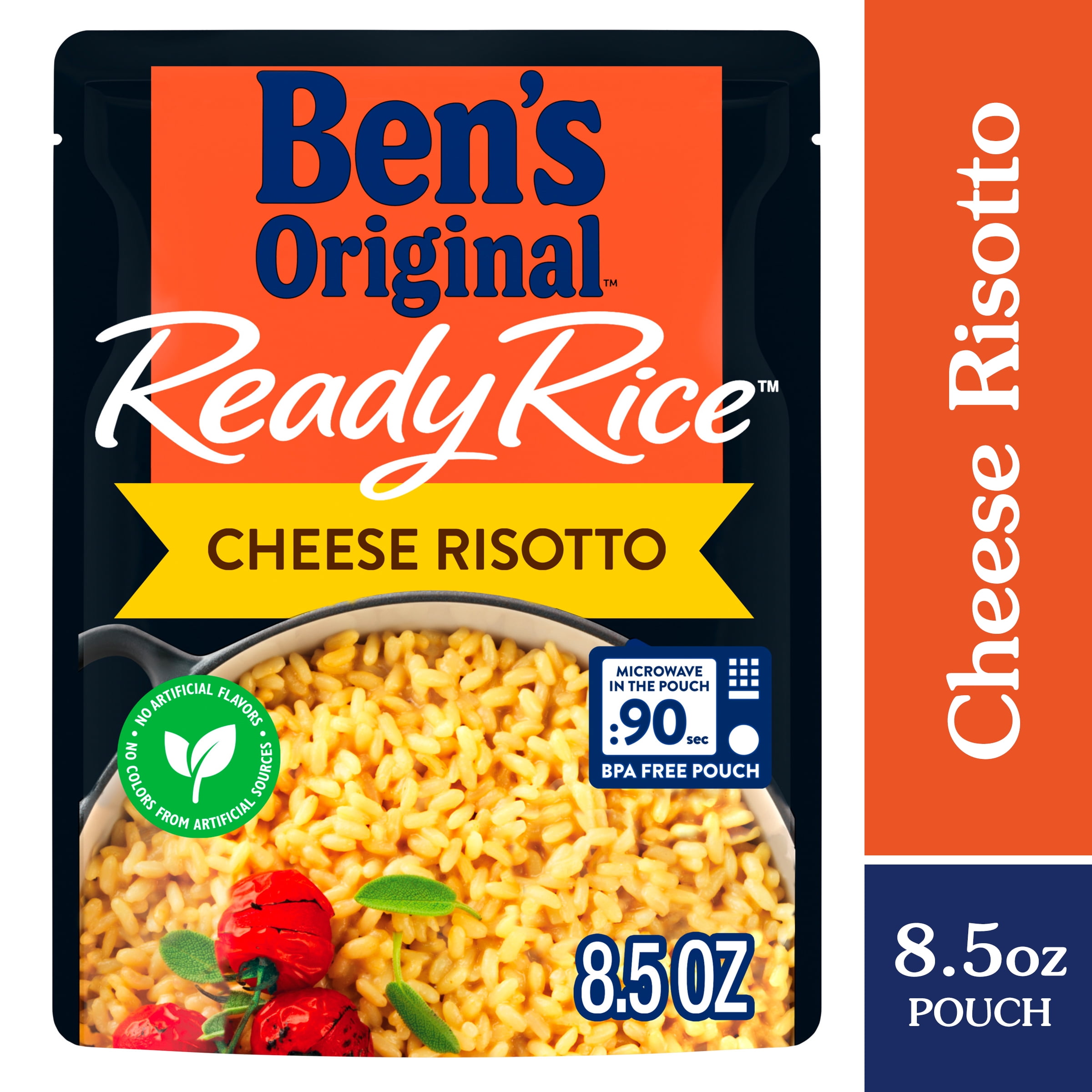 BEN'S ORIGINAL Ready Rice Cheese Risotto Flavored Rice, Easy Dinner ...