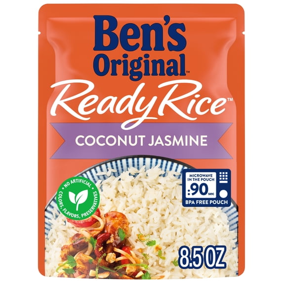 Ben's Original, Ready Rice Coconut Jasmine Flavored Rice, 8.5 oz ...