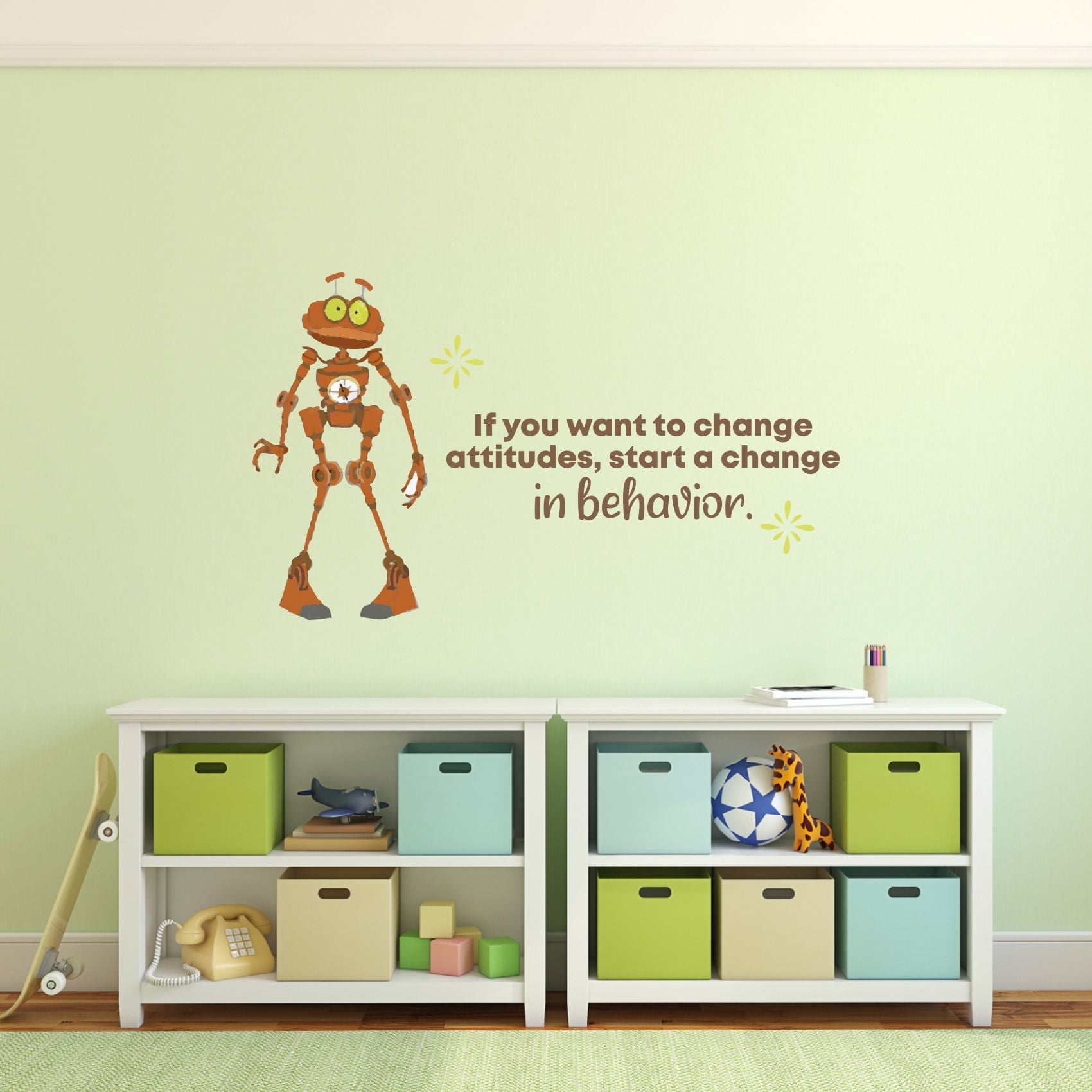 BEN Treasure Planet Robot Life Quote Cartoon Quotes Decors Wall Sticker ...