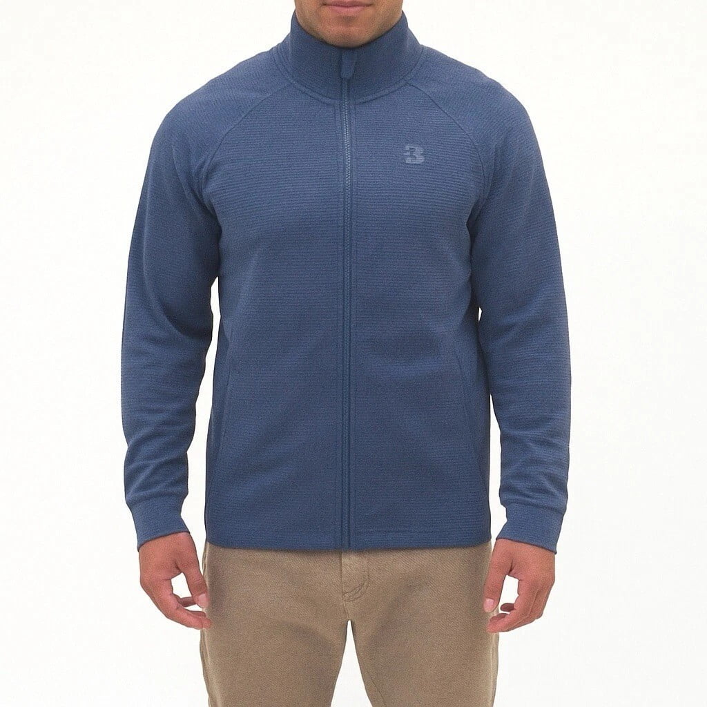 BENCH URBANWEAR MENS FULL ZIP ATHLETIC LIGHTWEIGHT JACKET | Blue, XX ...