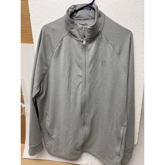 BENCH URBANWEAR MENS FULL ZIP ATHLETIC LIGHTWEIGHT JACKET Large ...