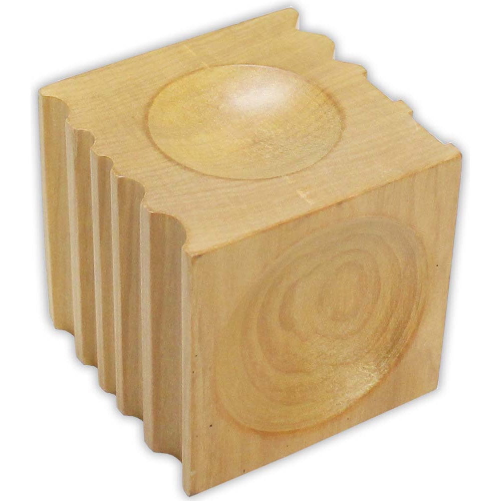 BENCH WIZARD 2-5/8" (35mm) Wooden Dapping Block | 13 Dapping Shapes | 4 ...