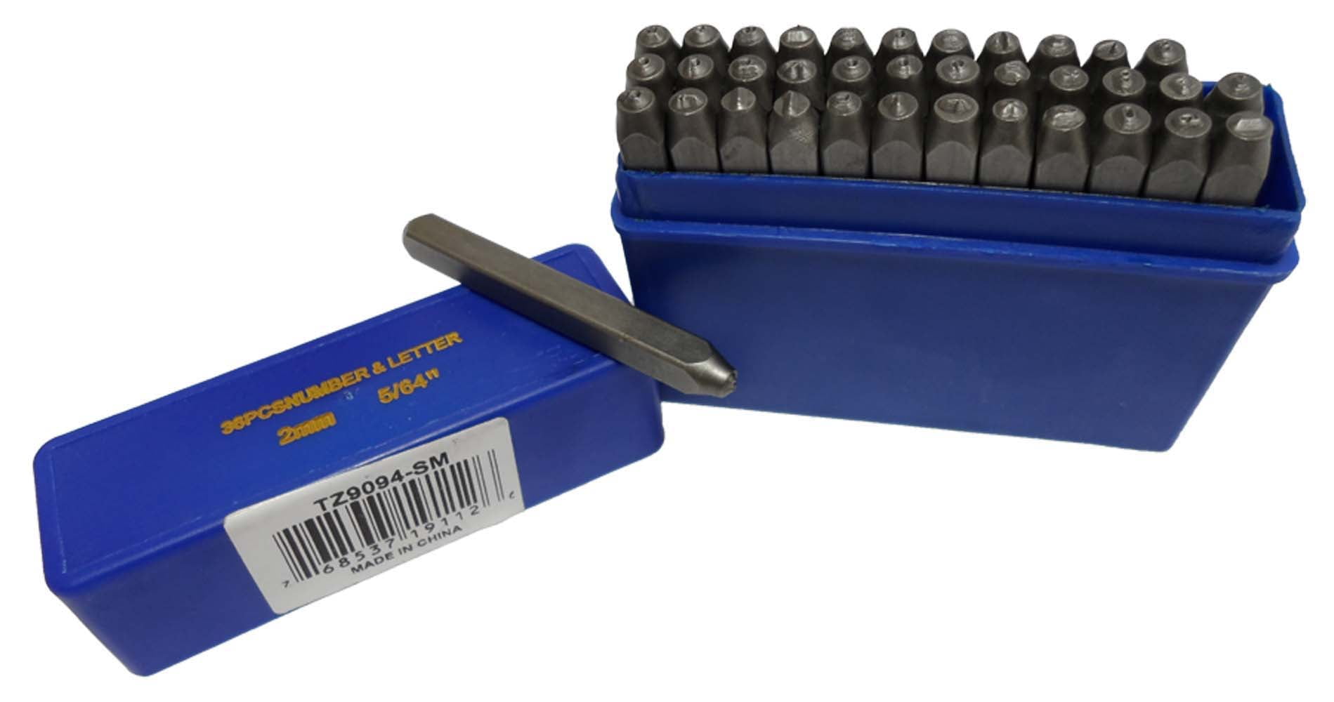 BENCH WIZARD 27 Pc Lowercase Letter Punch Set | Precise 2mm (5/64 ...