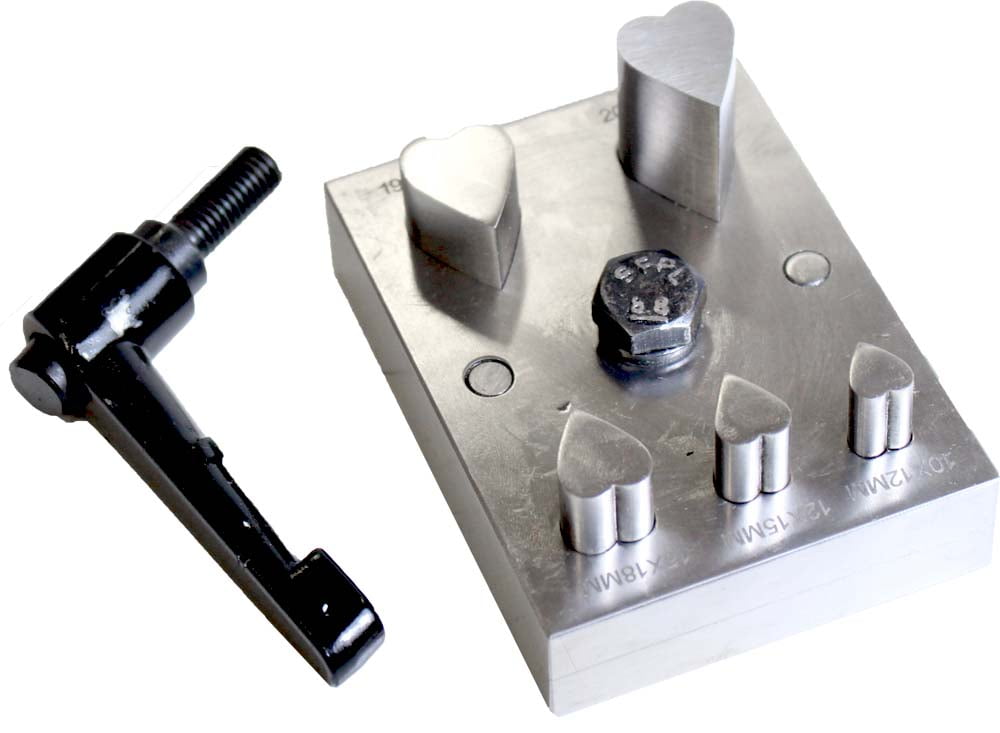 BENCH WIZARD 5 Pc Heart Shape Disc Cutter | Hardened Steel | Sizes ...