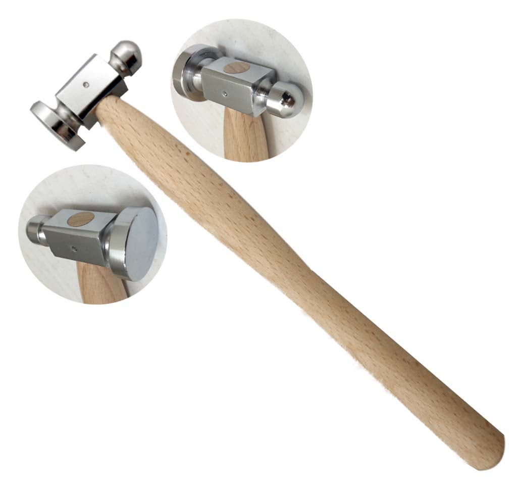 BENCH WIZARD 9.75" Chasing Hammer | Convex Steel Head | Ergonomic ...