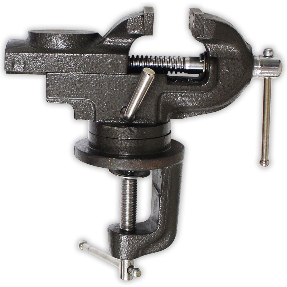 BENCH WIZARD | HAWK Swivel Table Vise | 360-Degree Rotation | Universal ...