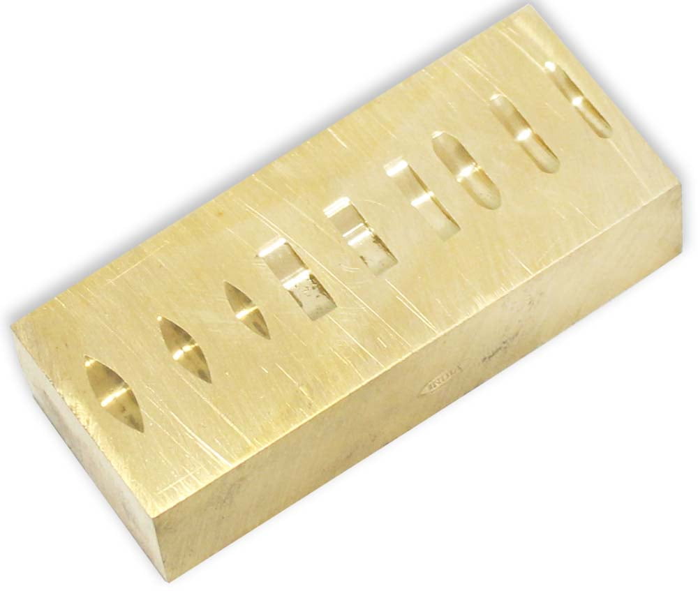 BENCH WIZARD Ring Stamping Block | Professional Grade Brass Anvil ...