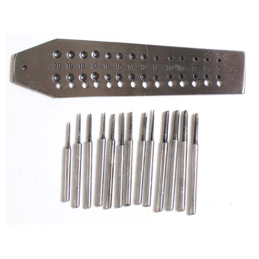 BENCH WIZARD Screwplate Die Set | Steel Taps | Precision Threading 0 ...