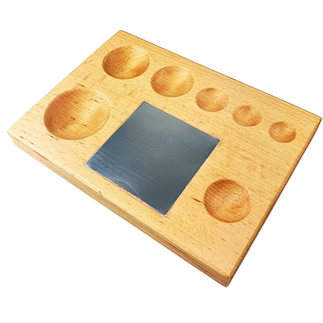 BENCH WIZARD Wooden Dapping Block 8.25" x 6" x 1" 20.95 cm x 15.2 cm x ...