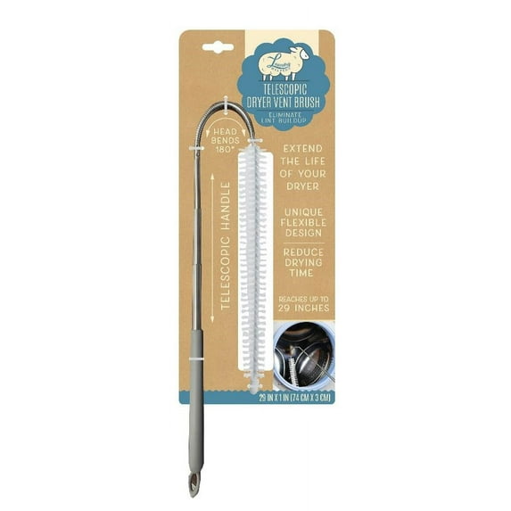 Bendable Vent Brush with Telescopic Handle to Eliminate Lint Build-Up ...