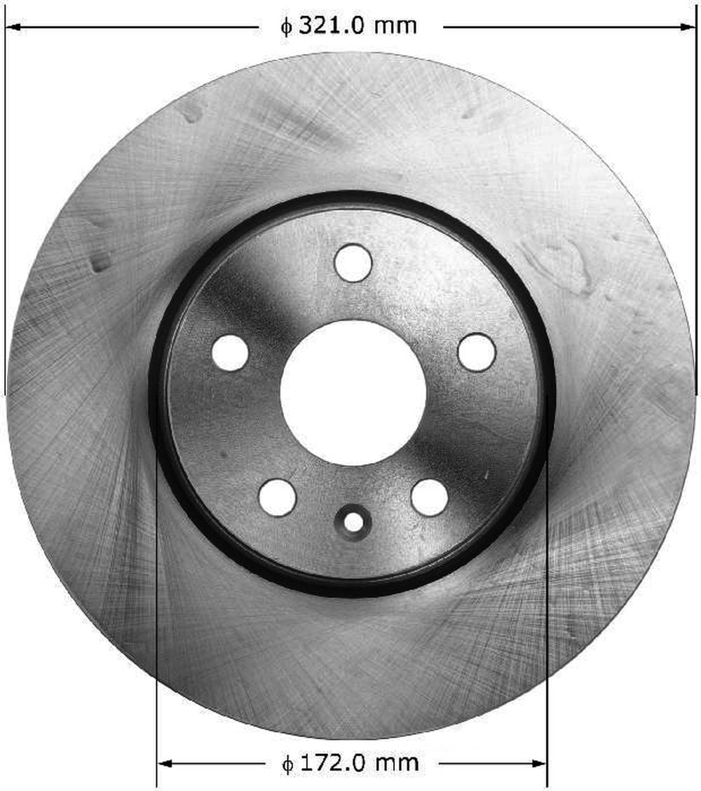 BENDIX PRT5973 Bendix Brake Rotor - Walmart.com