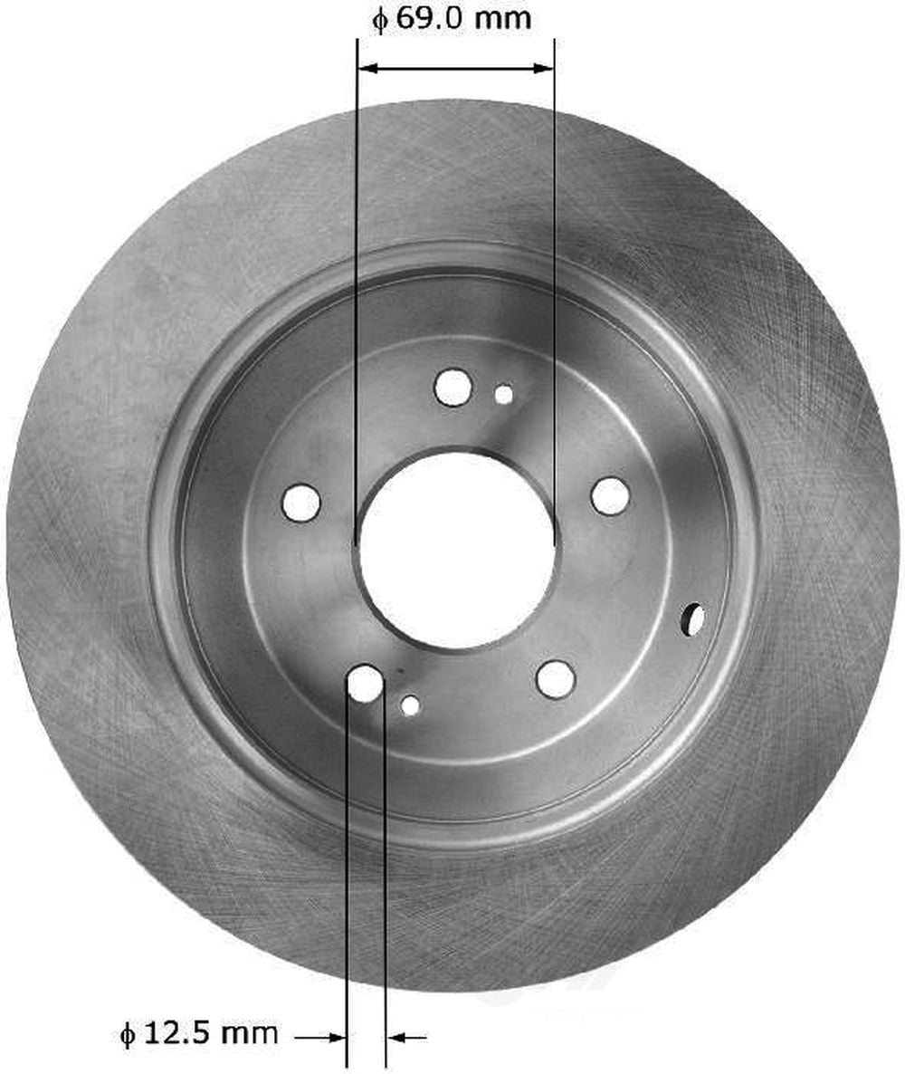 BENDIX PRT6037 Bendix Brake Rotor Fits select: 2011-2016 KIA SORENTO ...