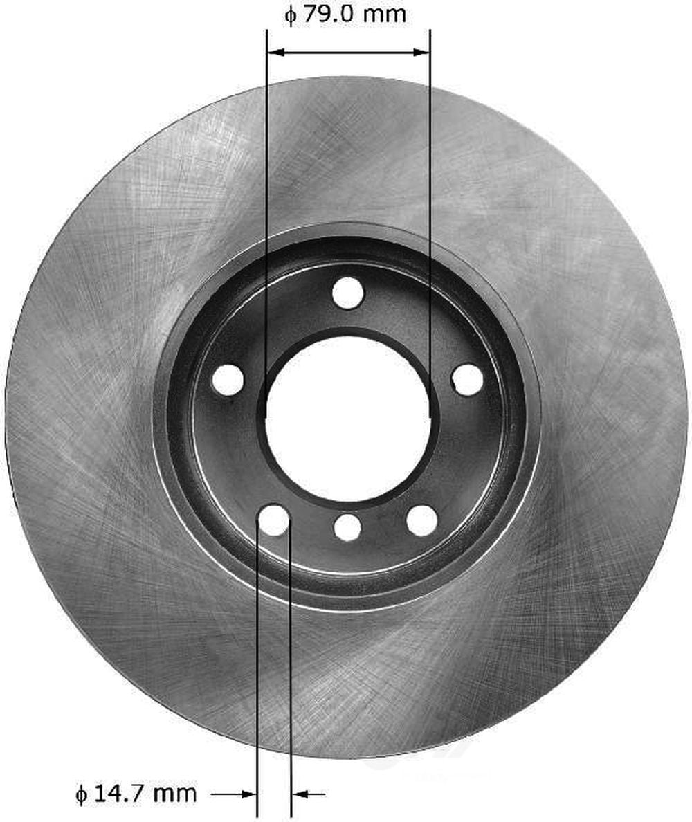 BENDIX PRT6077 Bendix Brake Rotor Fits select: 2007-2018 BMW 328, 2013 ...