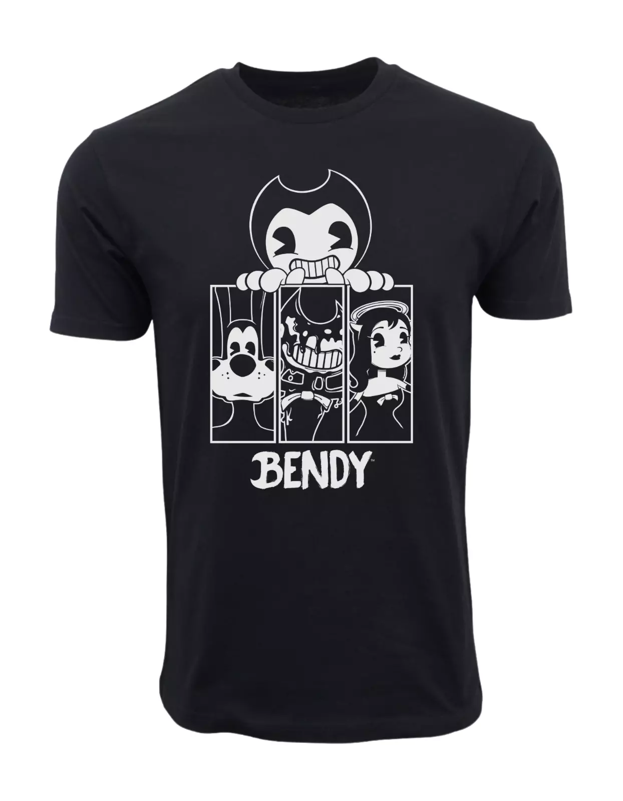 BENDY AND THE INK MACHINE PANELS T SHIRT up to Size 4XL - Walmart.com