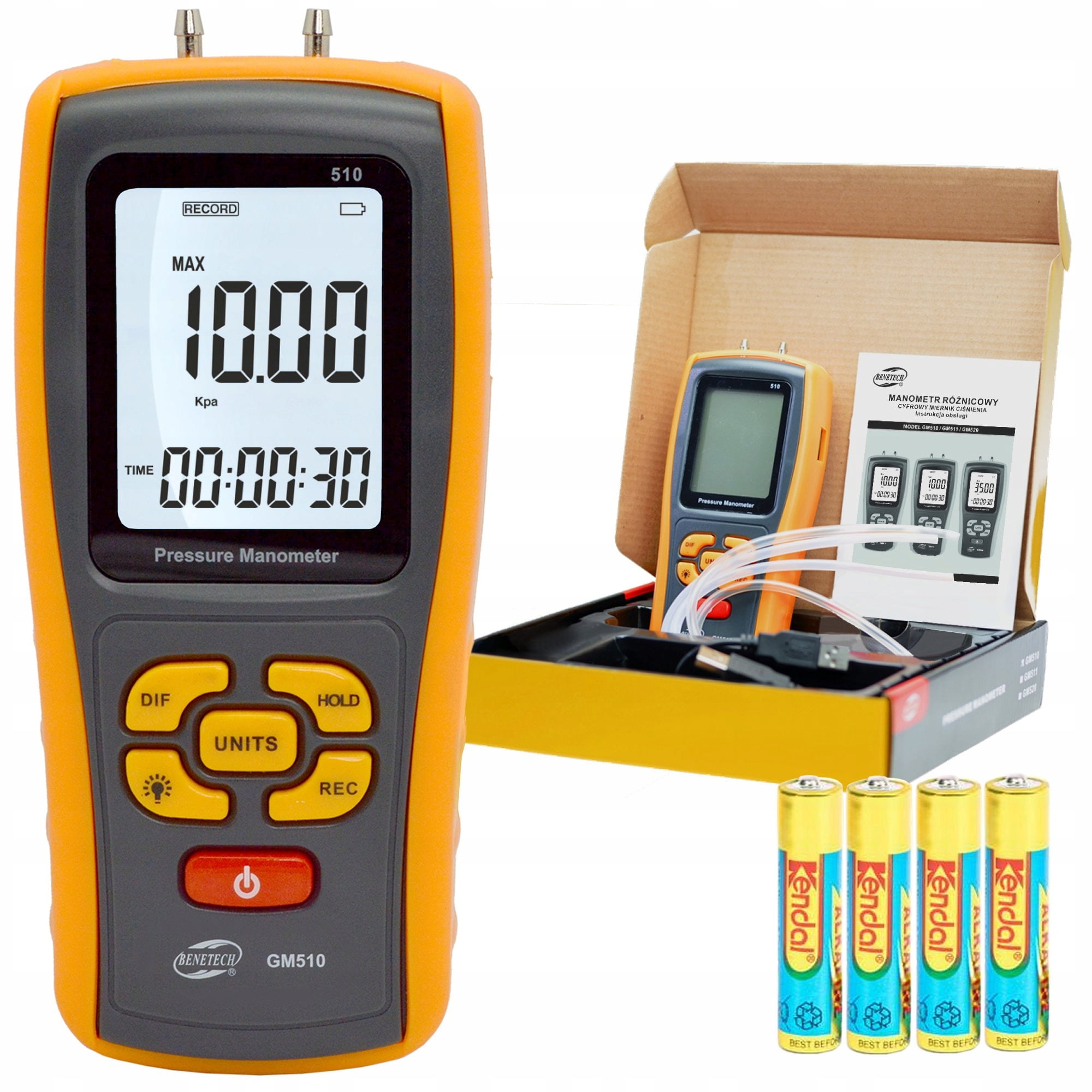 BENETECH GM510 DIGITAL PRESSURE GAUGE - Walmart.com