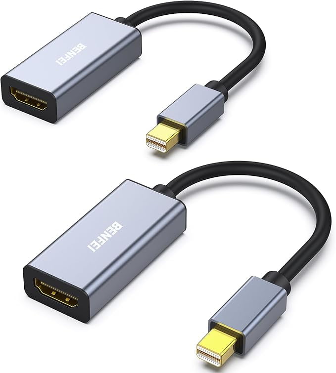 BENFEI 2 Pack Mini DisplayPort to HDMI Adapter, Thunderbolt 2 to HDMI ...