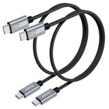 Benfei, Short USB C Fast Charging Cable, 1ft, 2 Pack 10Gbps 60W ...