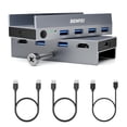 BENFEI USB 3.0 HDMI KVM Switch(8K@60Hz) with 4 USB 3.0 Ports for 2 ...