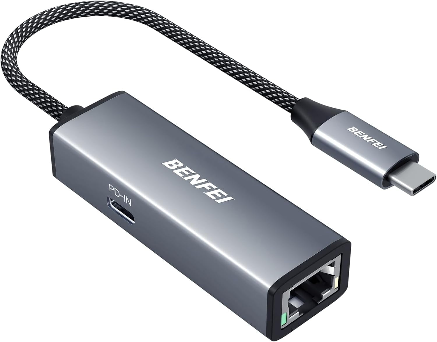 BENFEI USB-C to Ethernet Gigabit Adapter with 100W Power Delivery ...