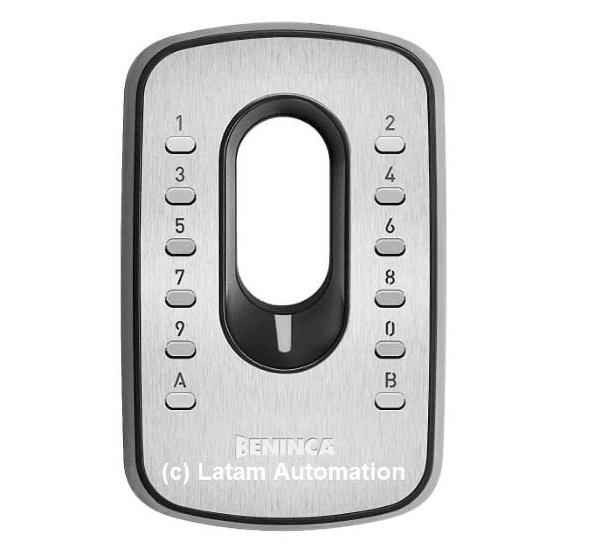 BENINCA BATTERY-OPERATED WIRELESS VANDAL-PROOF DIGITAL STAINLESS STEEL ...