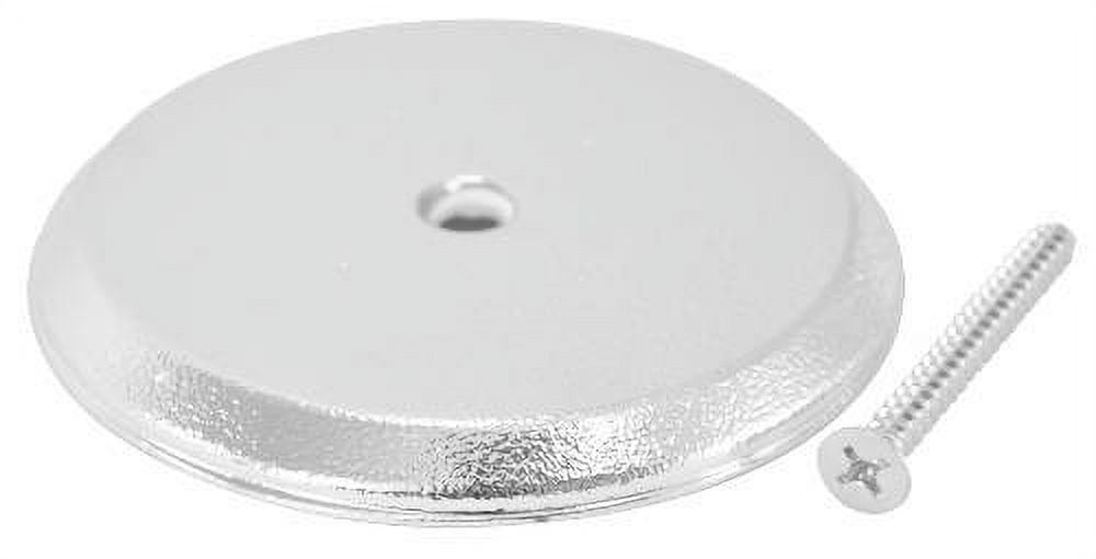 BENJAMIN MFG. CO. FLAT CLEANOUT COVER, 7-1/4", MATTE CHROME per 5 Each ...
