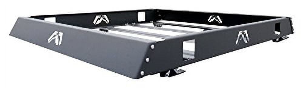 BENT FLANGE ROOF RACK FACE PLATE MATTE BLACK - Walmart.com