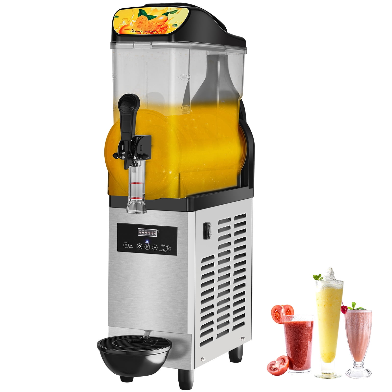Free Shipping! BENTISM 12L Commercial Slushy Maker, Home Cocktail ...
